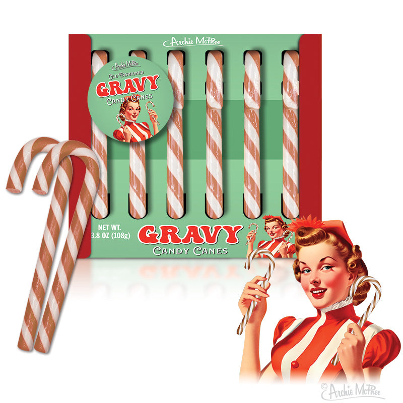 Gravy Candy Canes – Archie McPhee