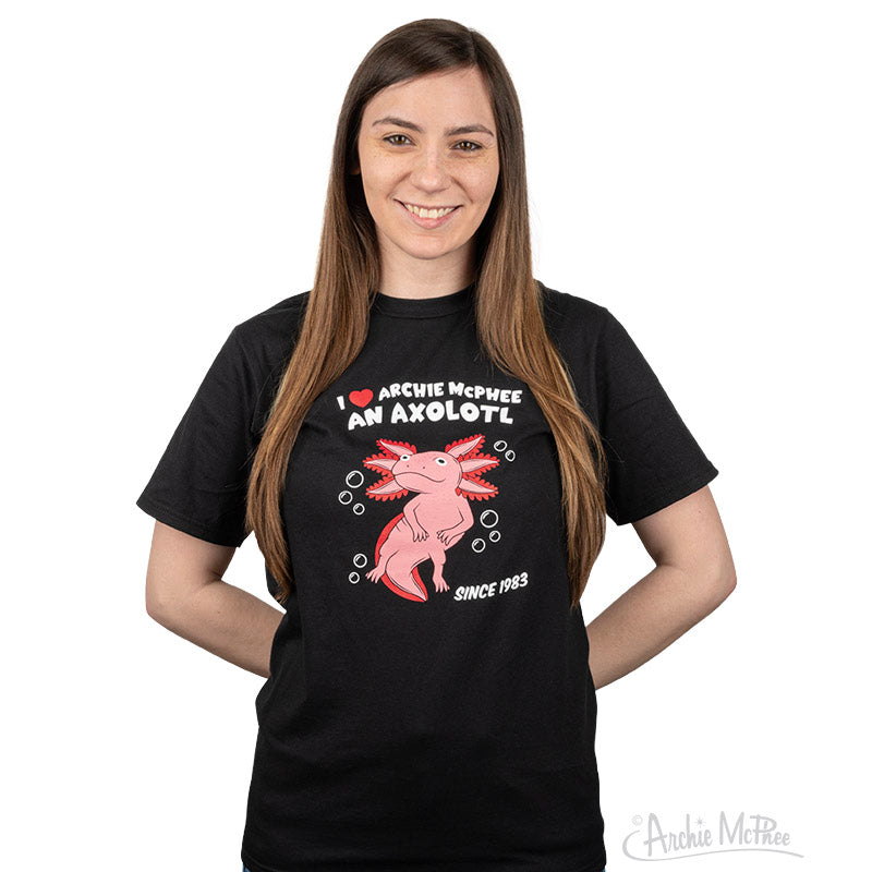 Axolotl T-shirt – Archie McPhee