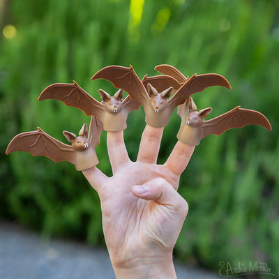 Finger Bats - Set of 3 Bat Finger Puppets – Archie McPhee