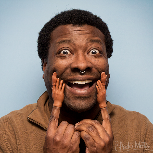 Finger Hands For Finger Hands - Dark Skin Tone - Set of 10 – Archie McPhee