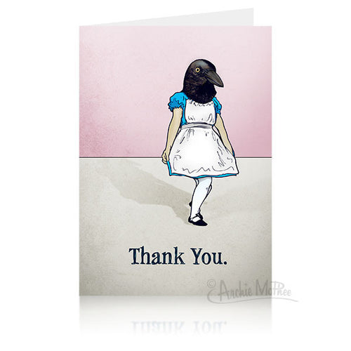 Crow Thank You Card - Archie McPhee & Co.